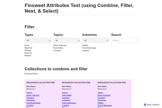 Webflow CMS Filter Cars Cloneable Webflow CMS Filter Cars Cloneable